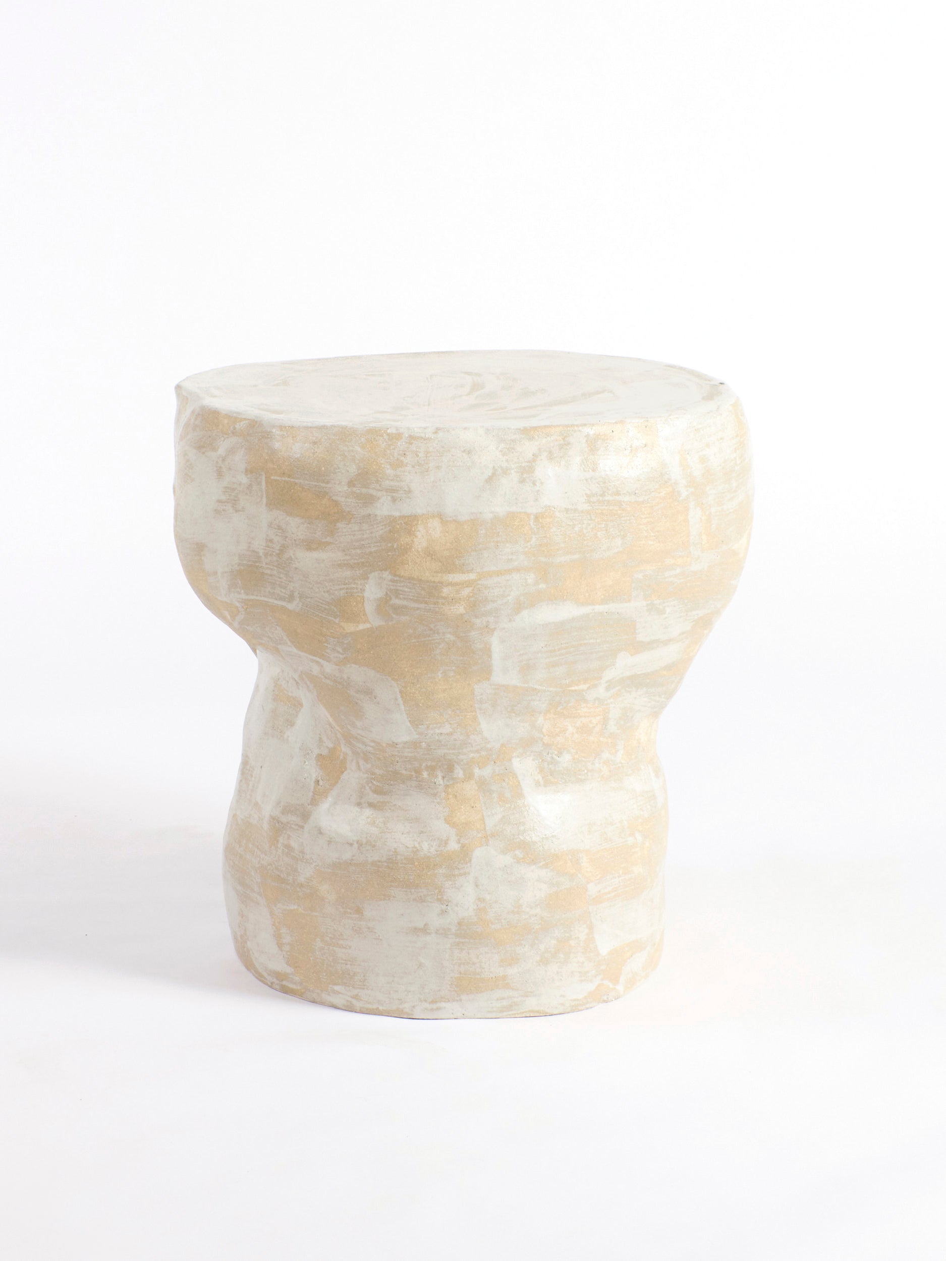 Ceramic Table Large in Cream Sand