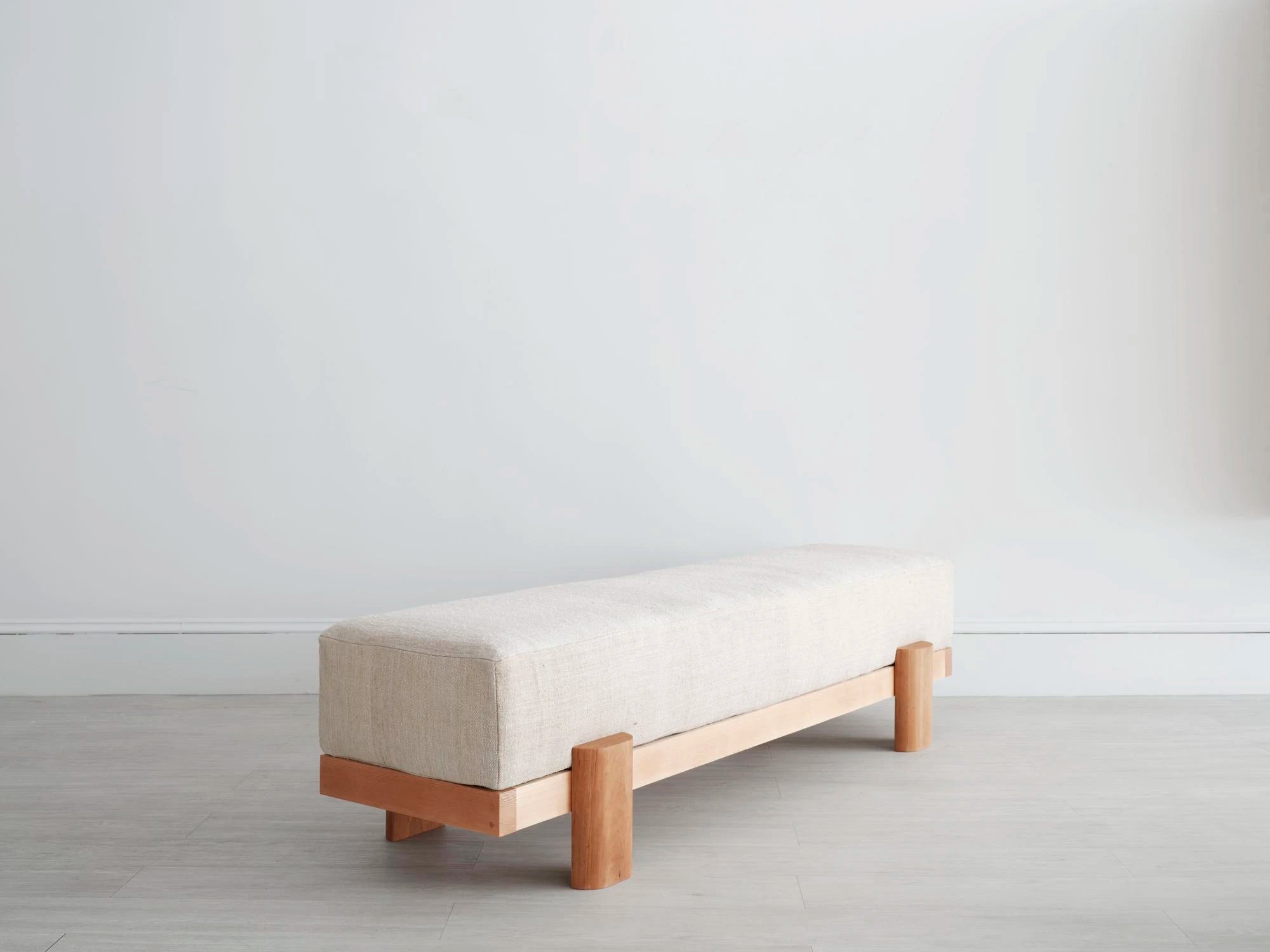 Wood + Upholstered Benches – Claude Home