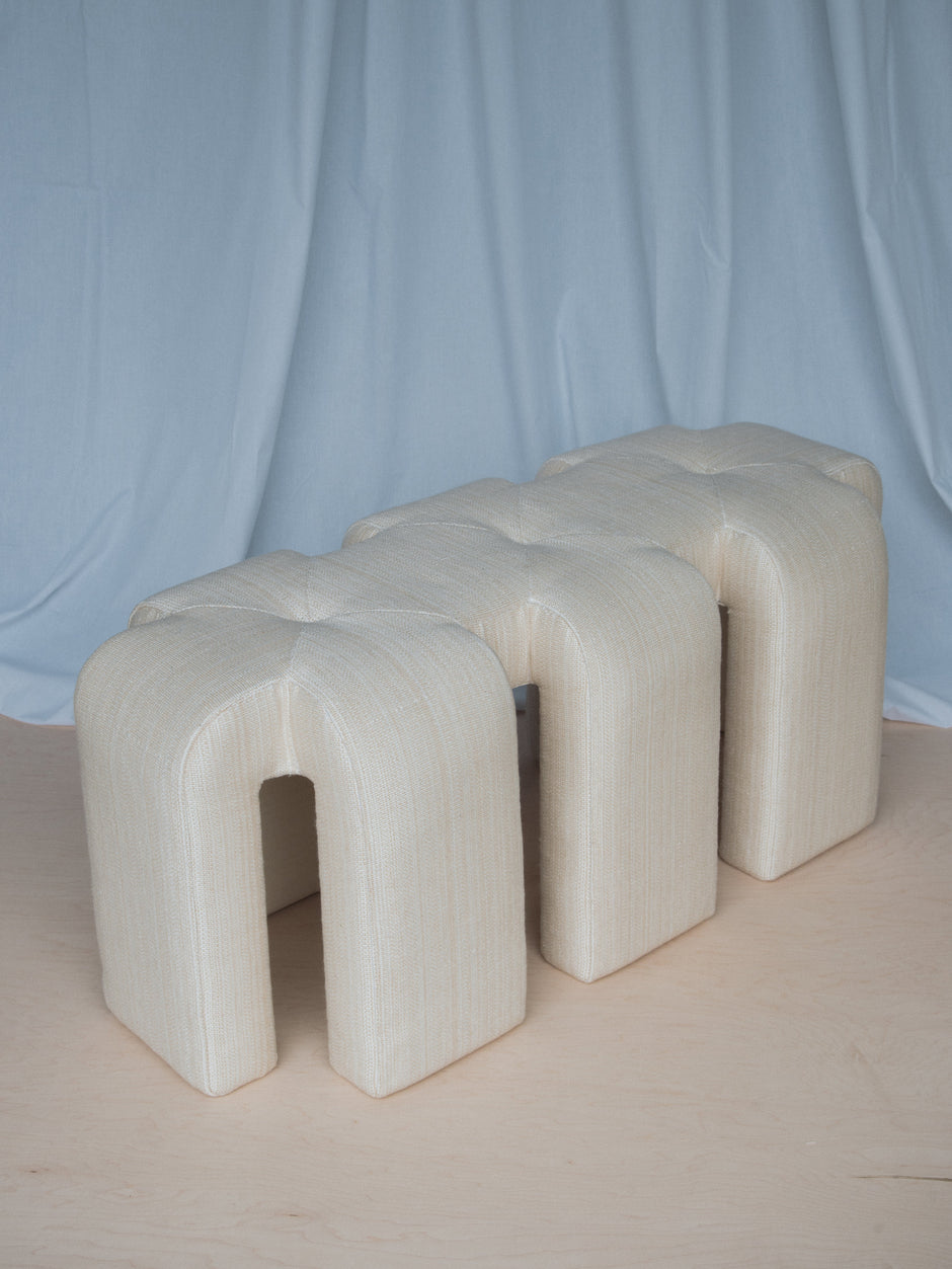 Wood + Upholstered Benches – Claude Home