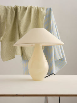 Beige Conical Glass Lamp by Los Objetos Decorativos, Table Lamps ...
