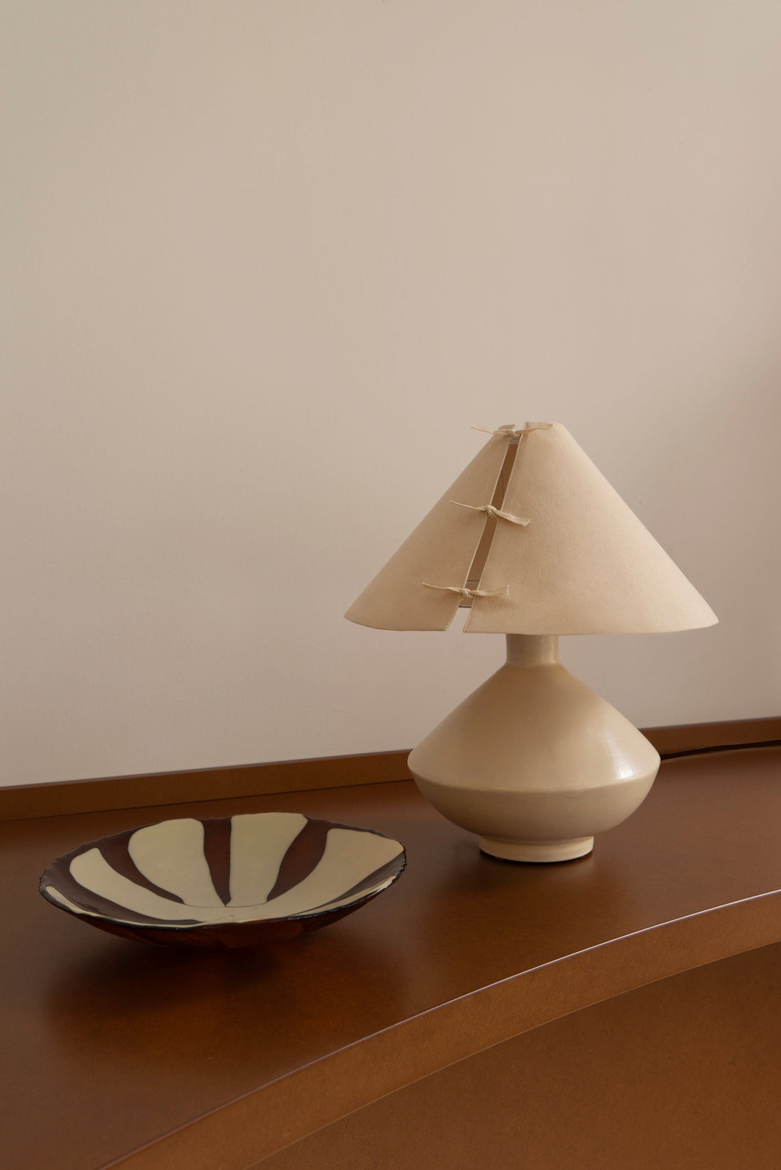 Bone Ceramic Large Lamp by Los Objetos Decorativos, Table Lamps ...