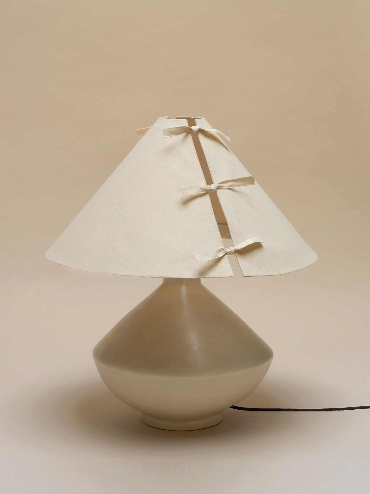 Bone Ceramic Large Lamp by Los Objetos Decorativos, Table Lamps ...