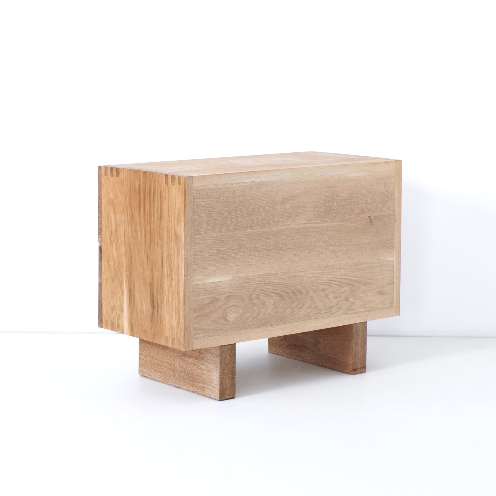 Douro Large Bedside Table in Oak, Nightstands – Claude Home