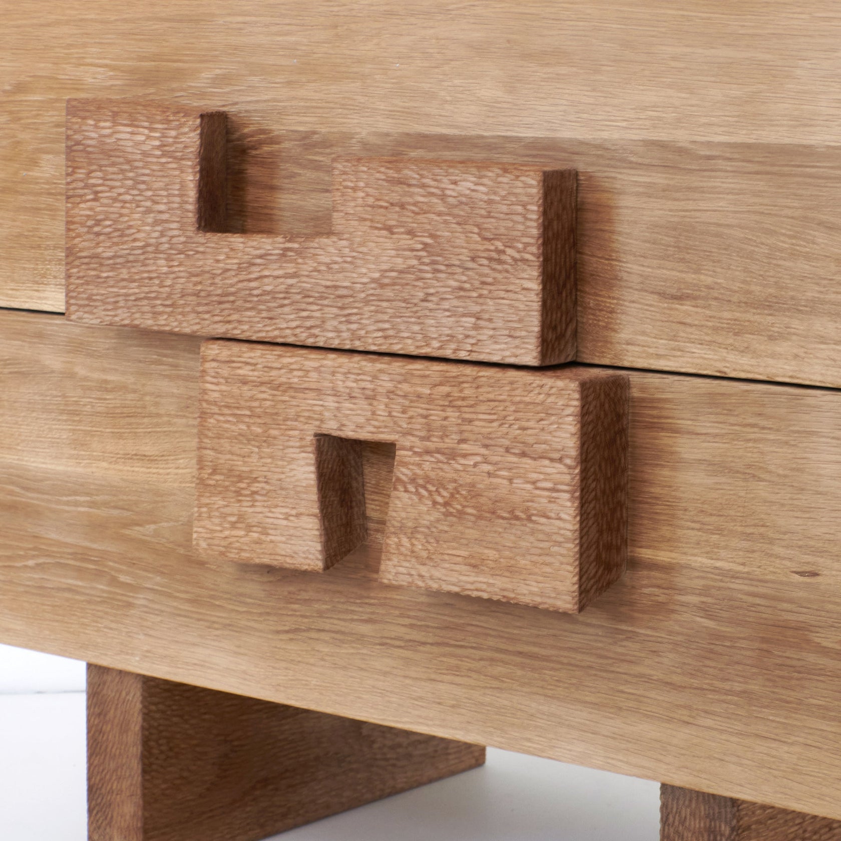 Douro Large Bedside Table in Oak, Nightstands – Claude Home