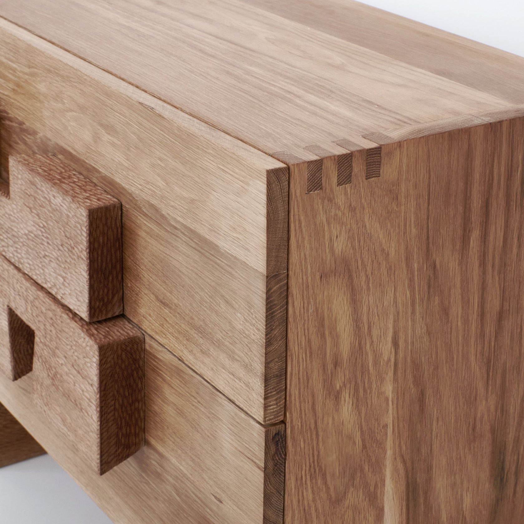 Douro Large Bedside Table in Oak, Nightstands – Claude Home