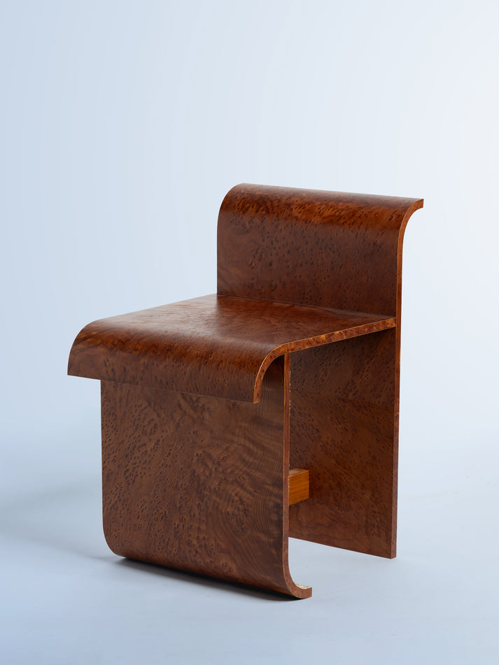 Dry Kiss Chair in Burl, Chairs – Claude Home