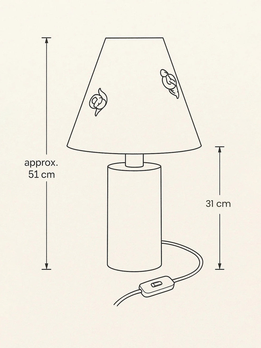 Kaia Ceramic Table Lamp, Table Lamps – Claude Home