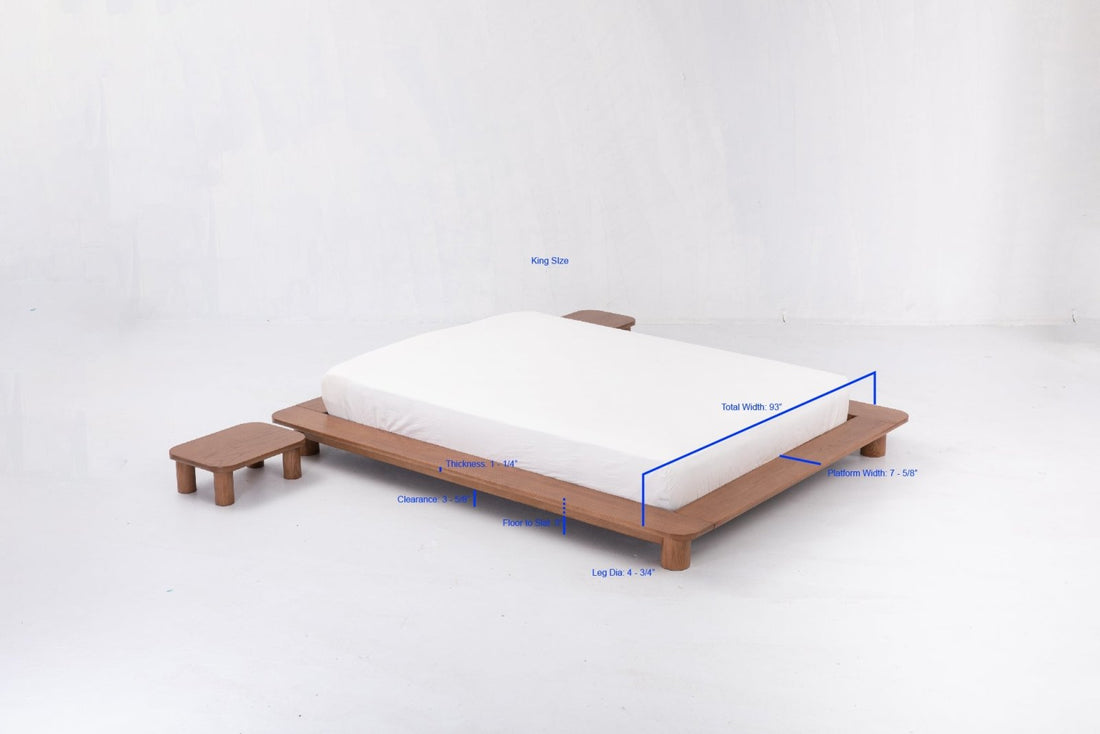 Kiral Platform Bed - Black, Beds – Claude Home
