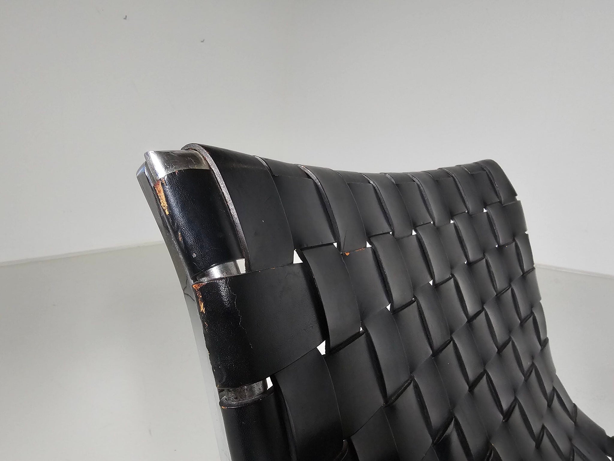 Pair of Luar Lounge Chairs by Ross Littell for ICF De Padova, 1960s, Armchair – Claude Home