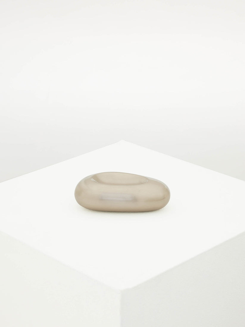 Matte Silver Puddle Catch-all, Sculptures – Claude Home