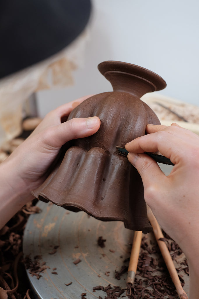 Moonrise Shell No.16 Vessel, Vases – Claude Home