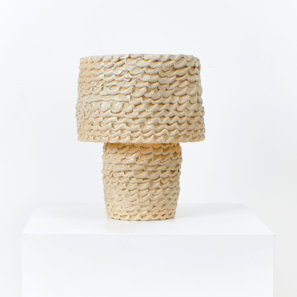 Round Casa Table Light in Sand, Medium by Project 213A, Table Lamps ...