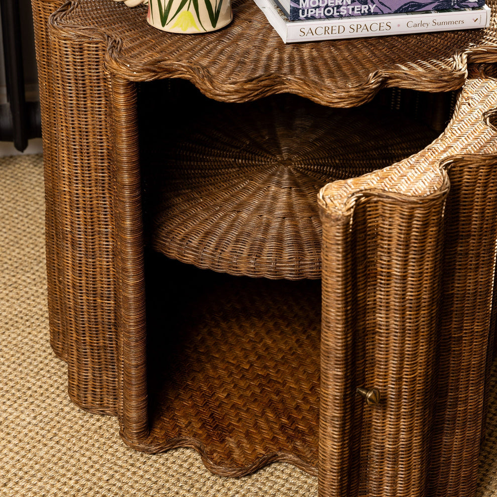 Ruby Rattan Side Table, End Tables – Claude Home