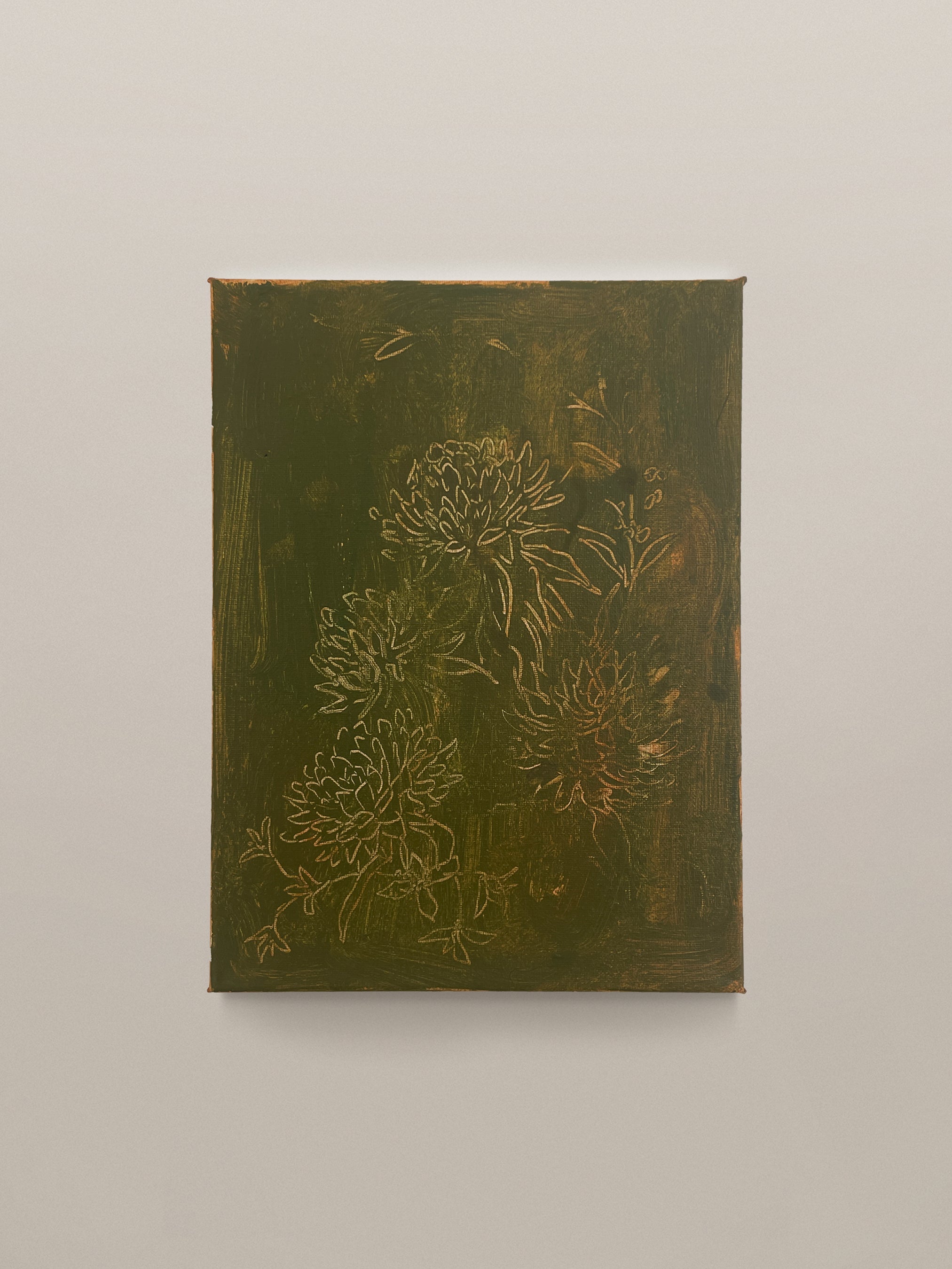 Sgraffito in Green, 2025, Artwork – Claude Home