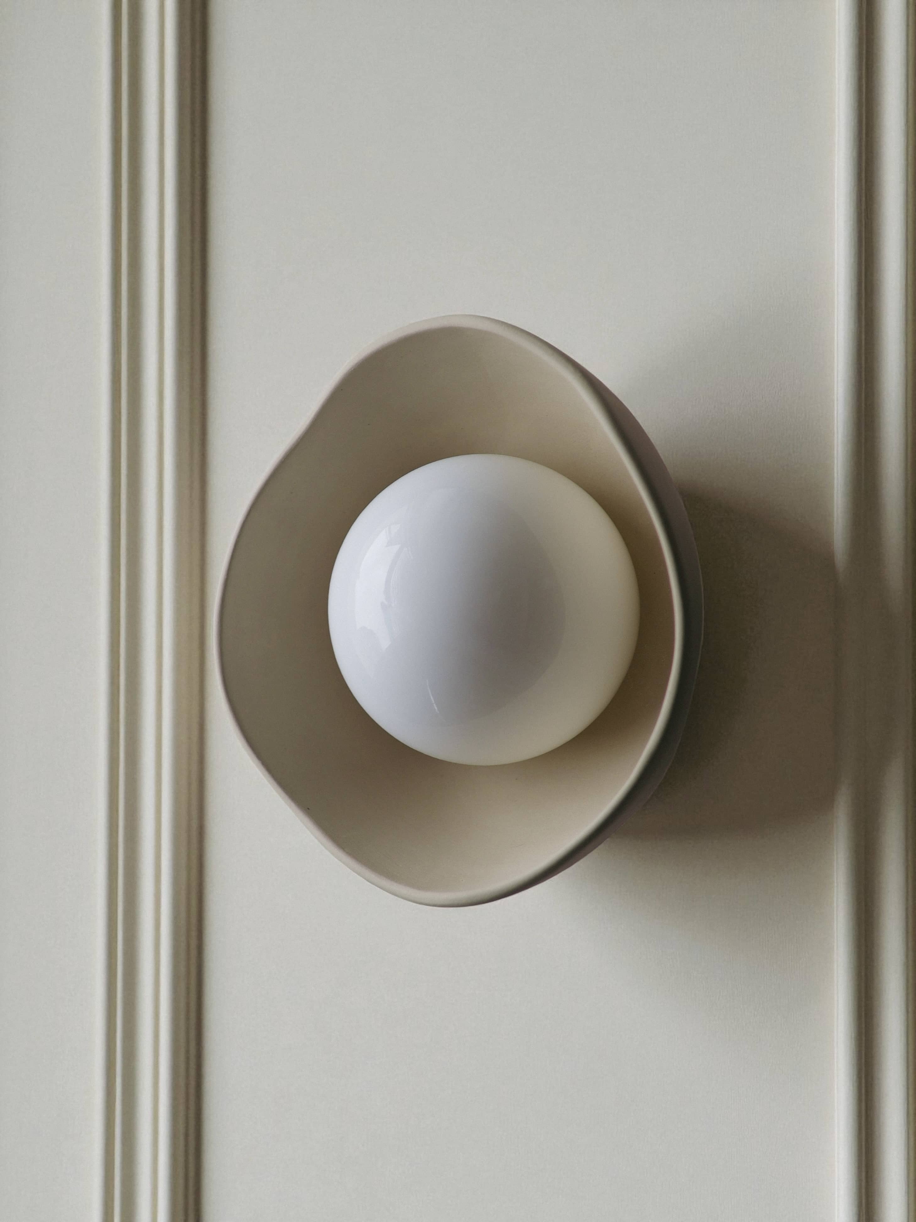 Velour Orb Matte Wall Sconce, Sconces – Claude Home