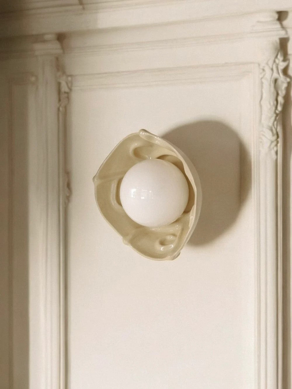 Velour Orb Wall Sconce, Sconces – Claude Home