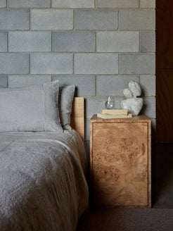 Vernier Linear Side Table, Natural, End Tables – Claude Home