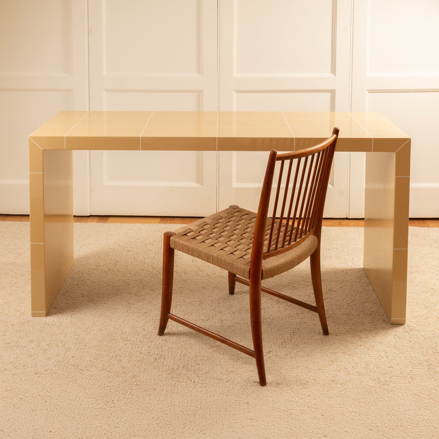 Lacquered Checkered Console/Desk, Consoles – Claude Home