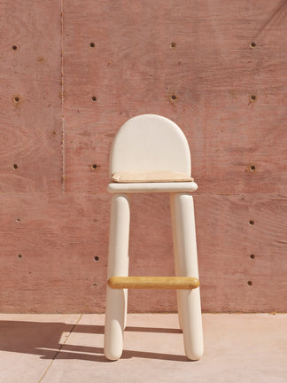 White Moon Stool, Bar Stools – Claude Home