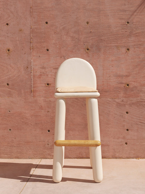 White Moon Stool, Bar Stools – Claude Home