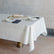 Waxed Linen Tablecloth with Trim, Tablecloth – Claude Home