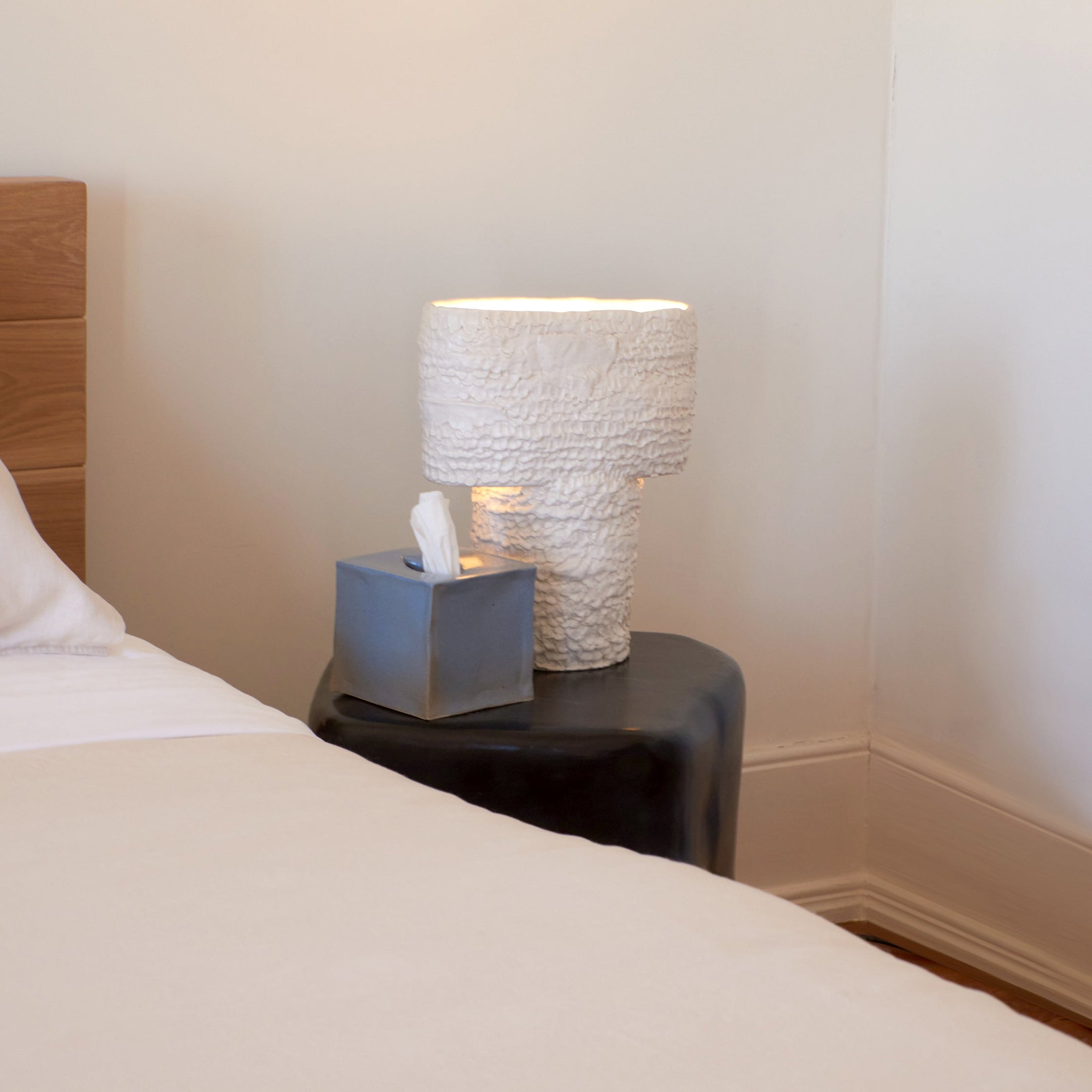 Ceramic Side Table - Tall, End Tables – Claude Home