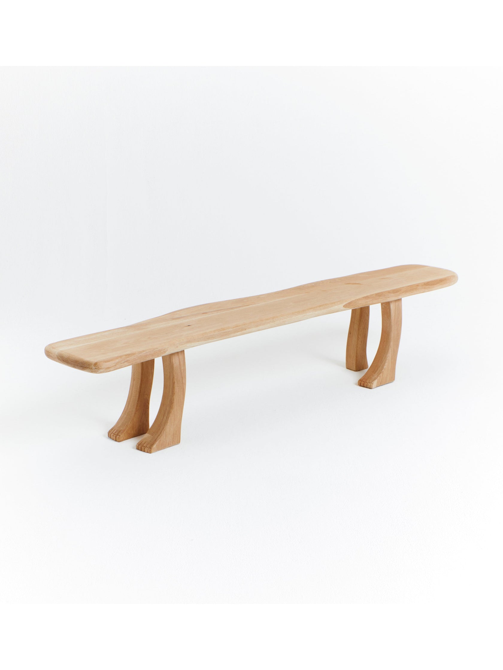 Foot Bench in Oak, Benches – Claude Home