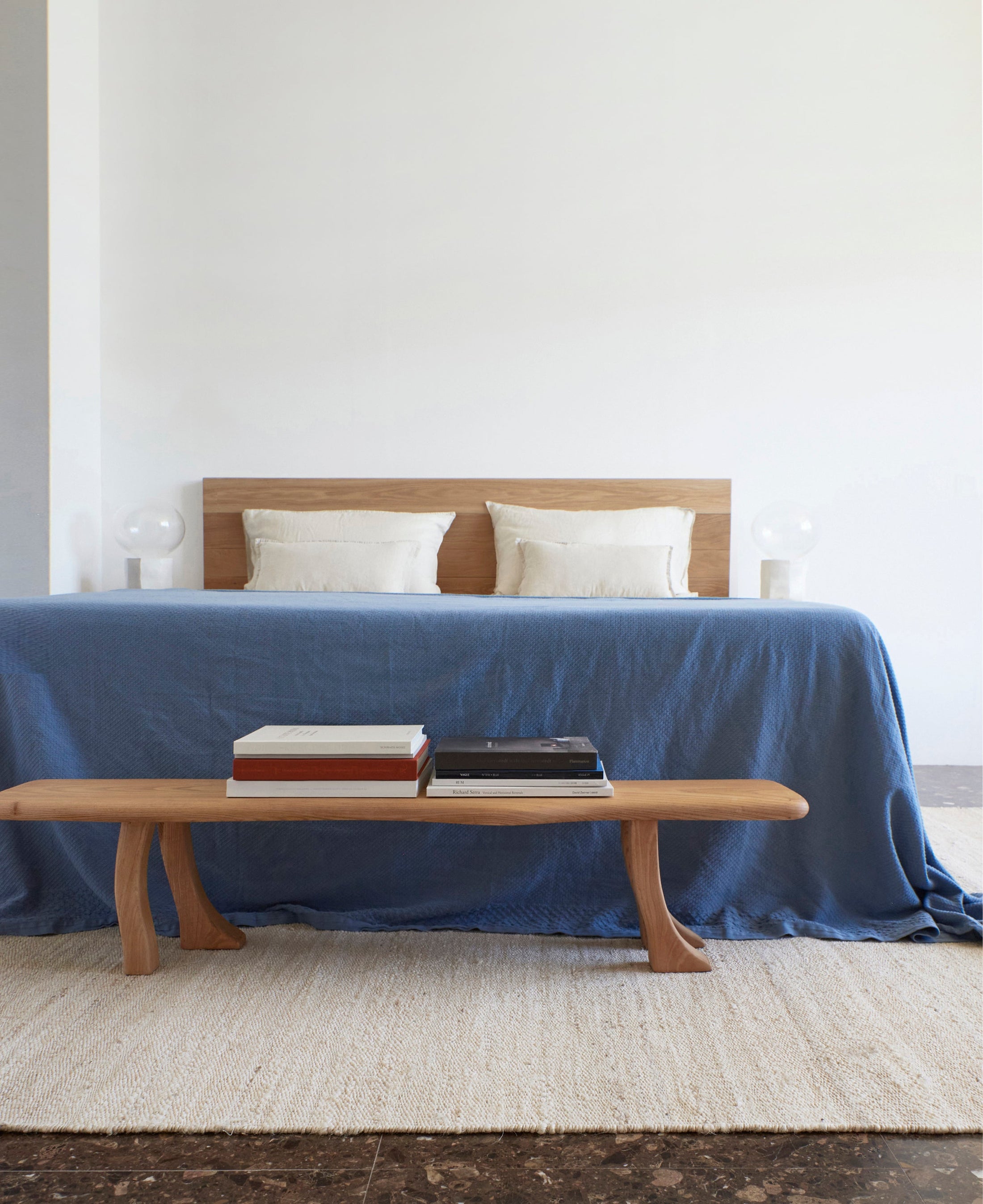 Foot Bench in Oak, Benches – Claude Home