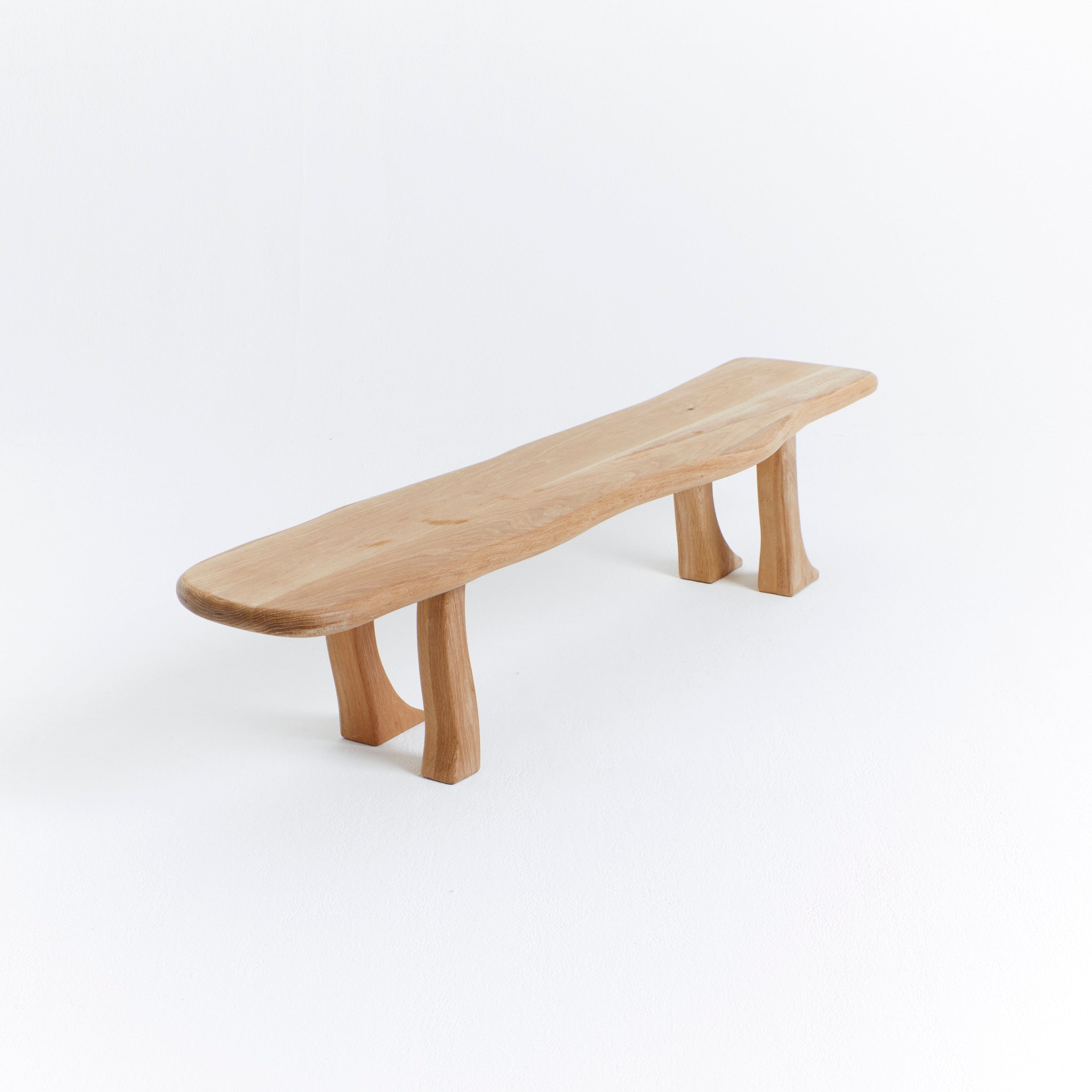 Foot Bench in Oak, Benches – Claude Home