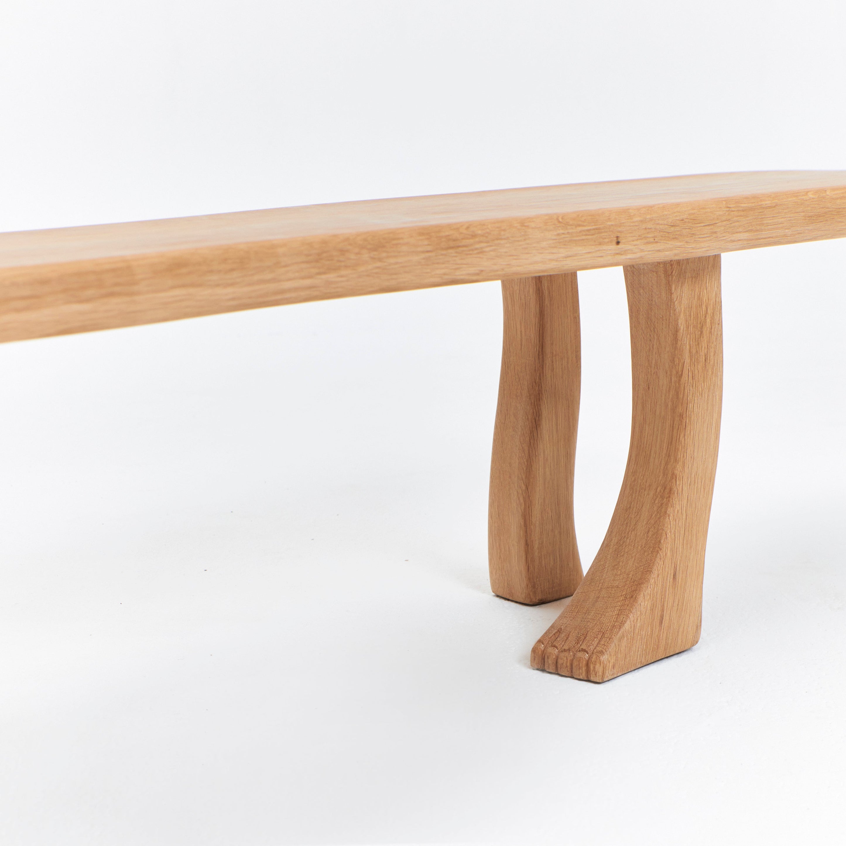Foot Bench in Oak, Benches – Claude Home