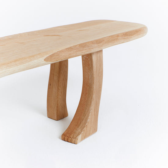 Foot Bench in Oak, Benches – Claude Home