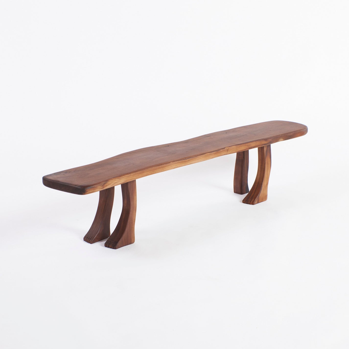 Foot Bench in Walnut, Benches – Claude Home