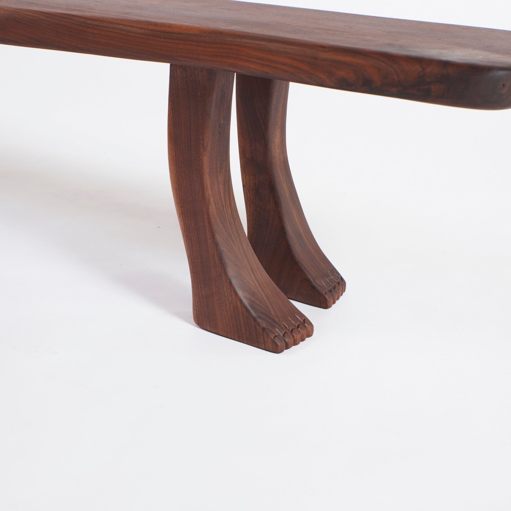 Foot Bench in Walnut, Benches – Claude Home