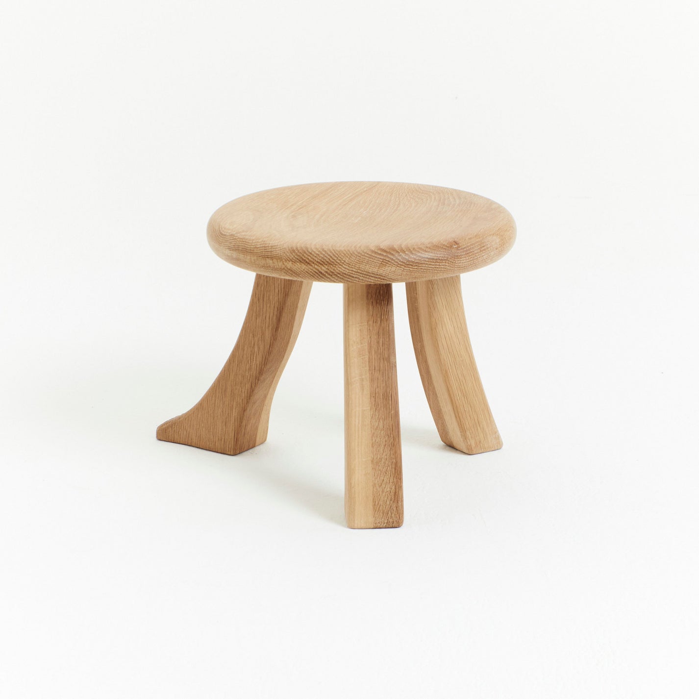 Foot Stool in Oak, Stools – Claude Home