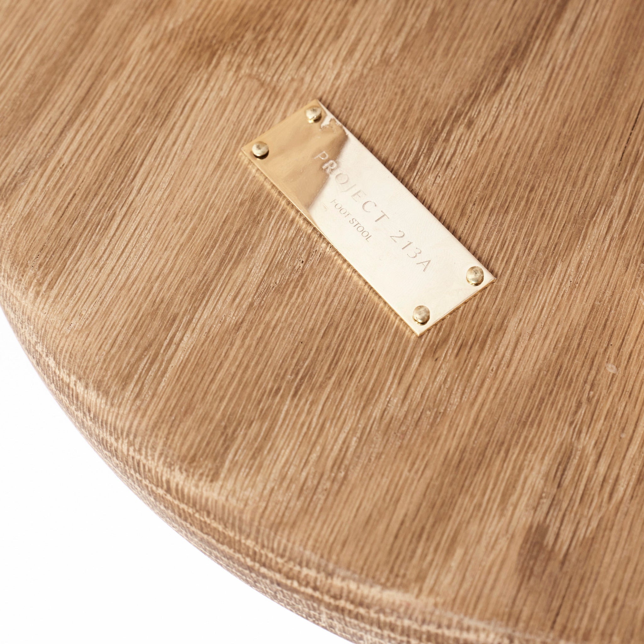 Foot Stool in Oak, Stools – Claude Home