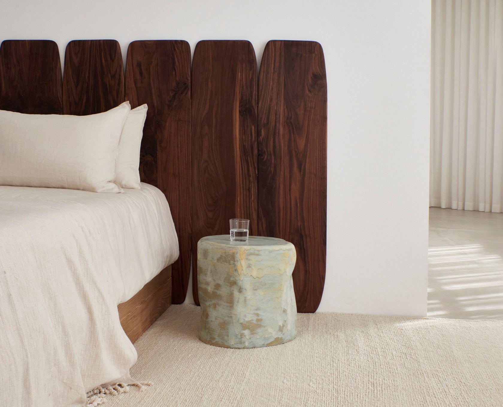 Madeira Headboard in Walnut, Headboards – Claude Home