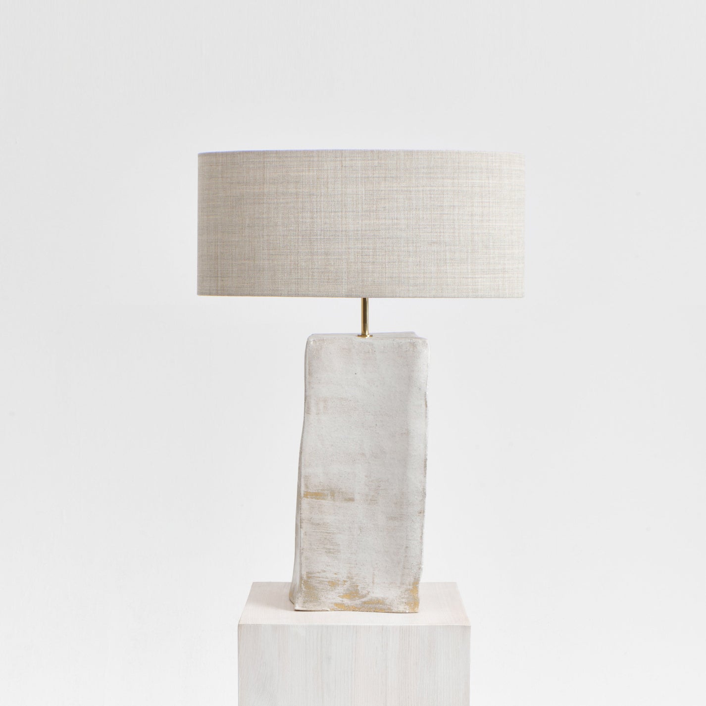 Rectangular Ceramic Light in Brushed White by Project 213A, Table Lamps ...