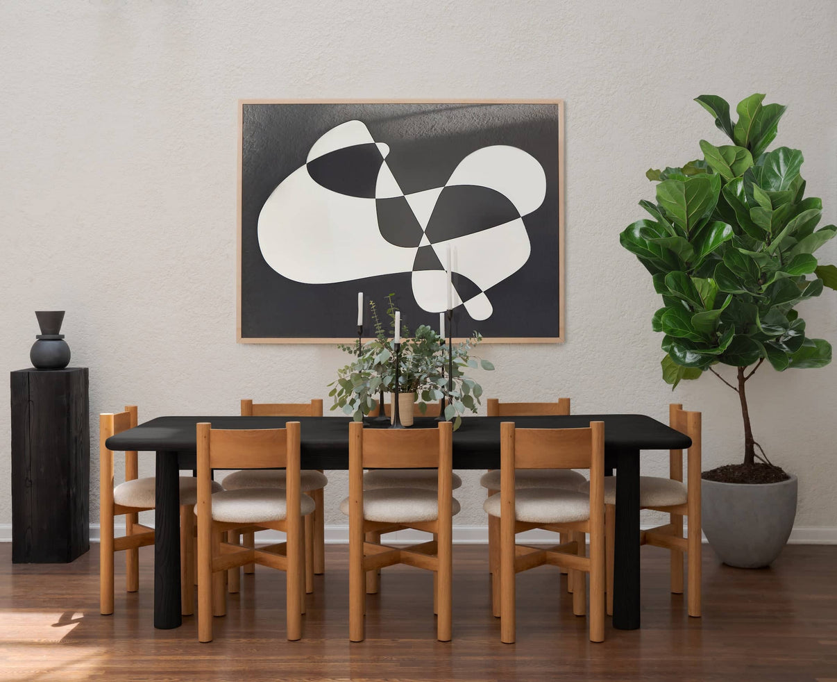 Topa Topa Dining Table - Black, Dining Tables – Claude Home