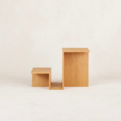 Valley Side Table - White Oak, End Tables – Claude Home