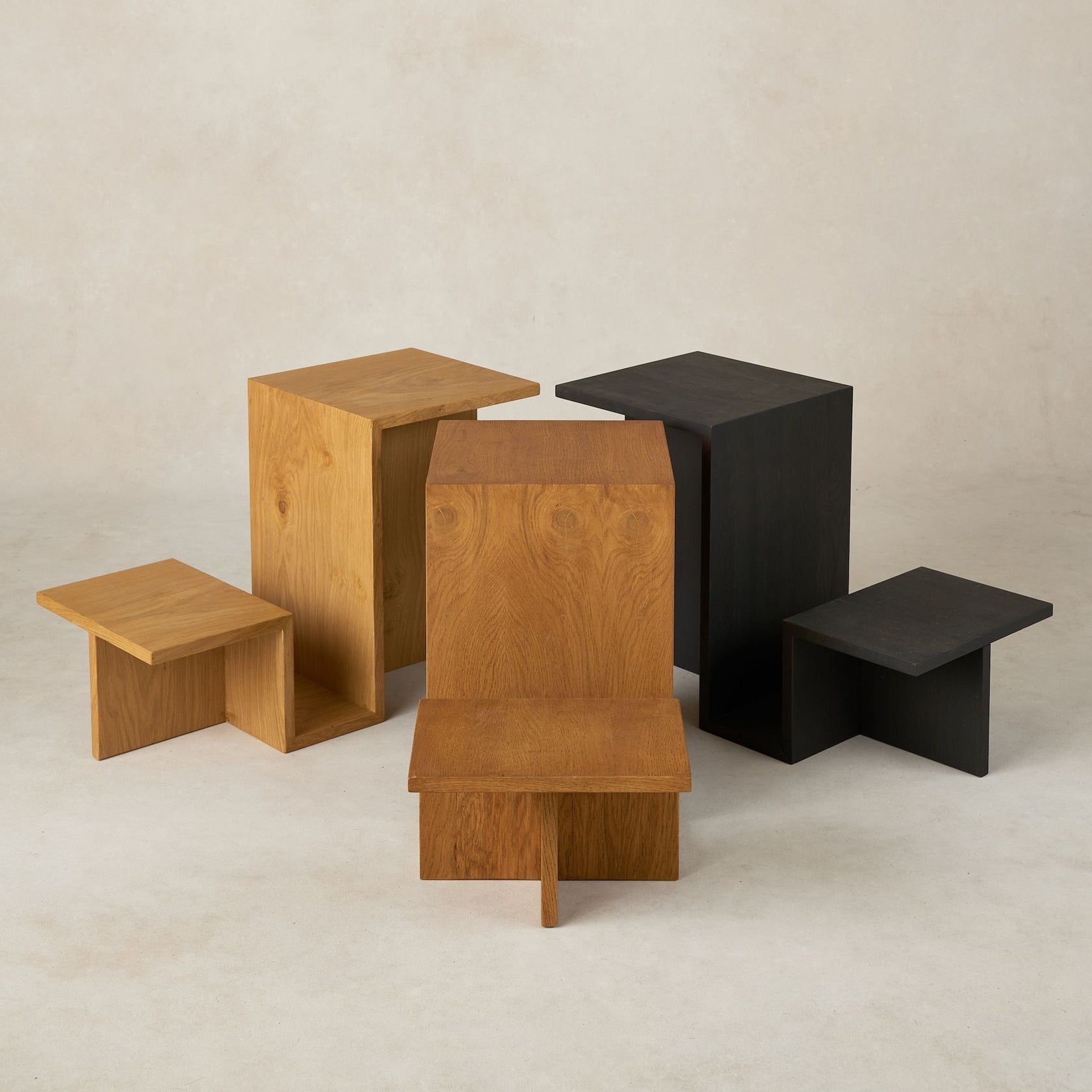 Valley Side Table - White Oak, End Tables – Claude Home