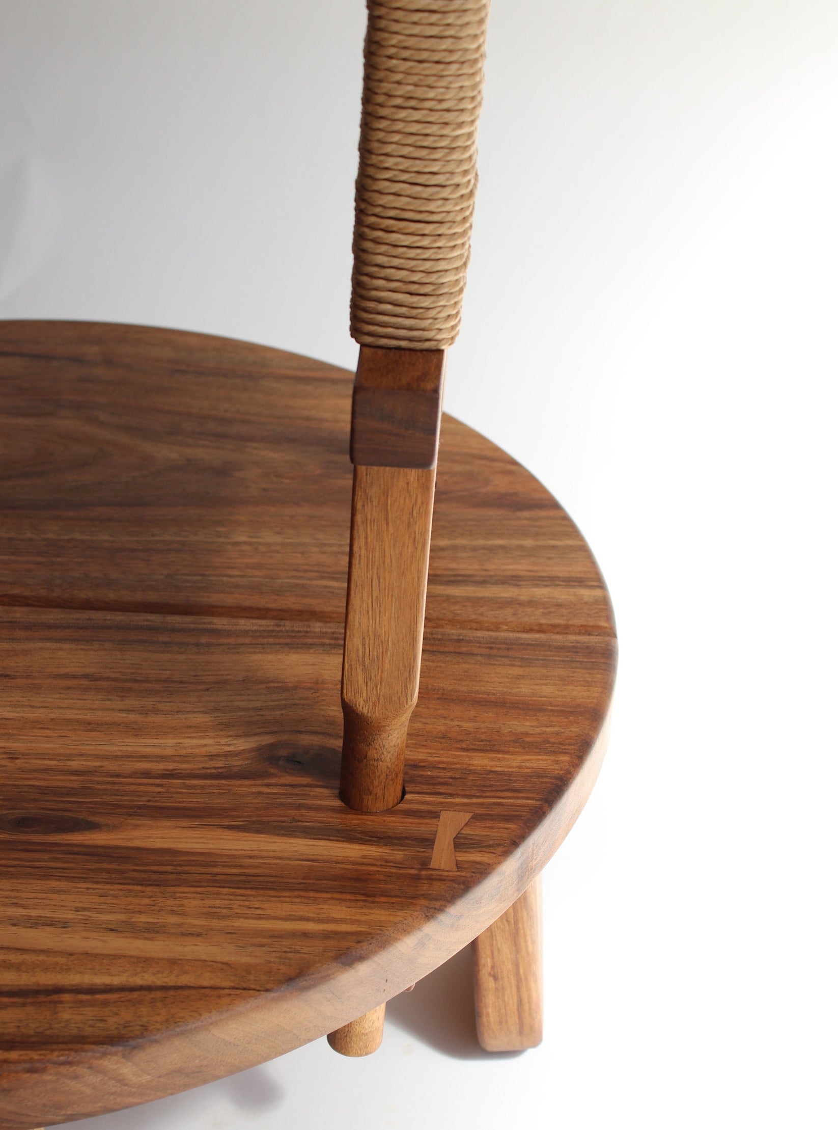 Wilson Walnut Chair - Roped Back, Chairs – Claude Home