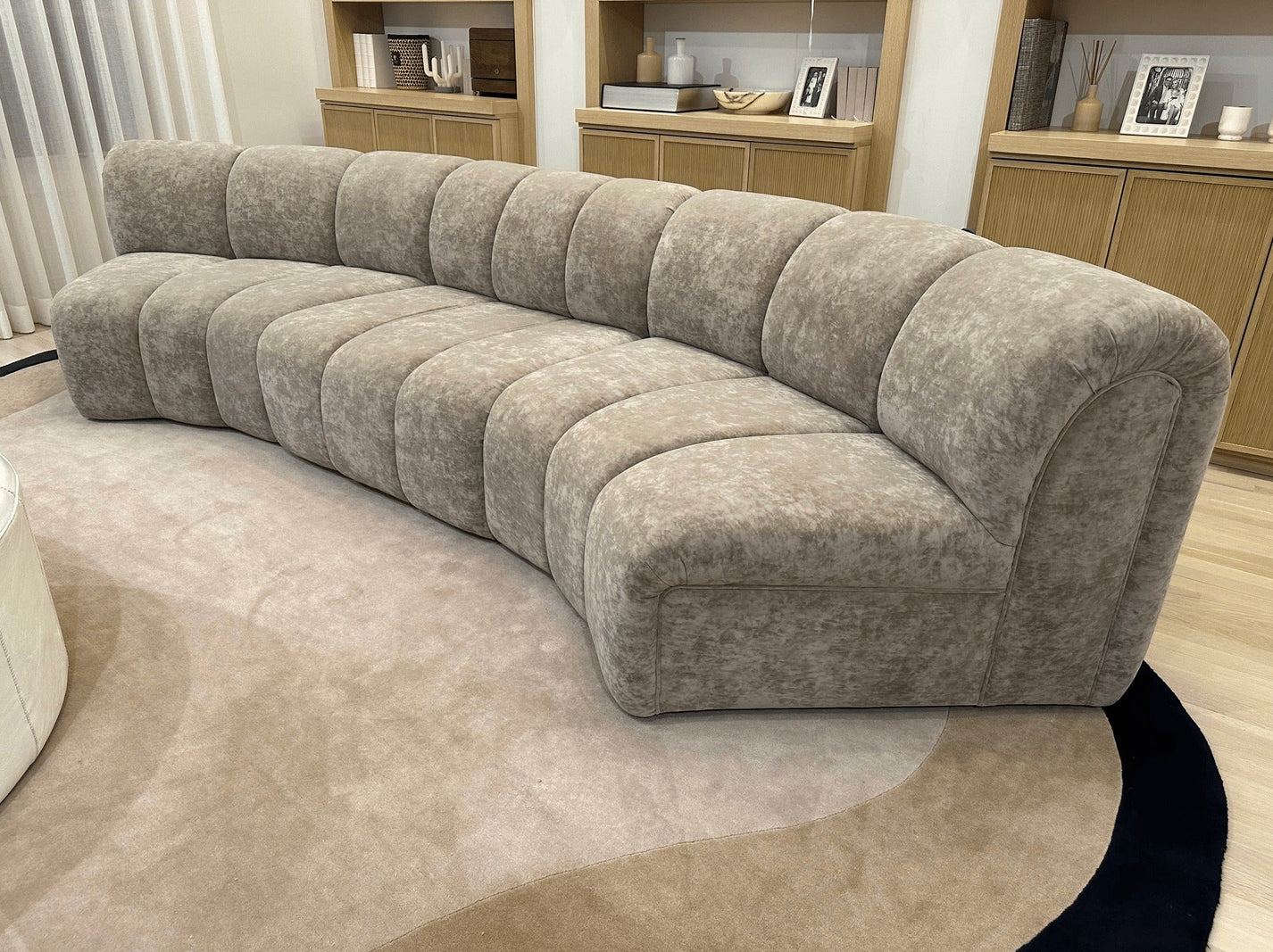 Modular Channel Sofa in Valpera Cafe, Sofas – Claude Home