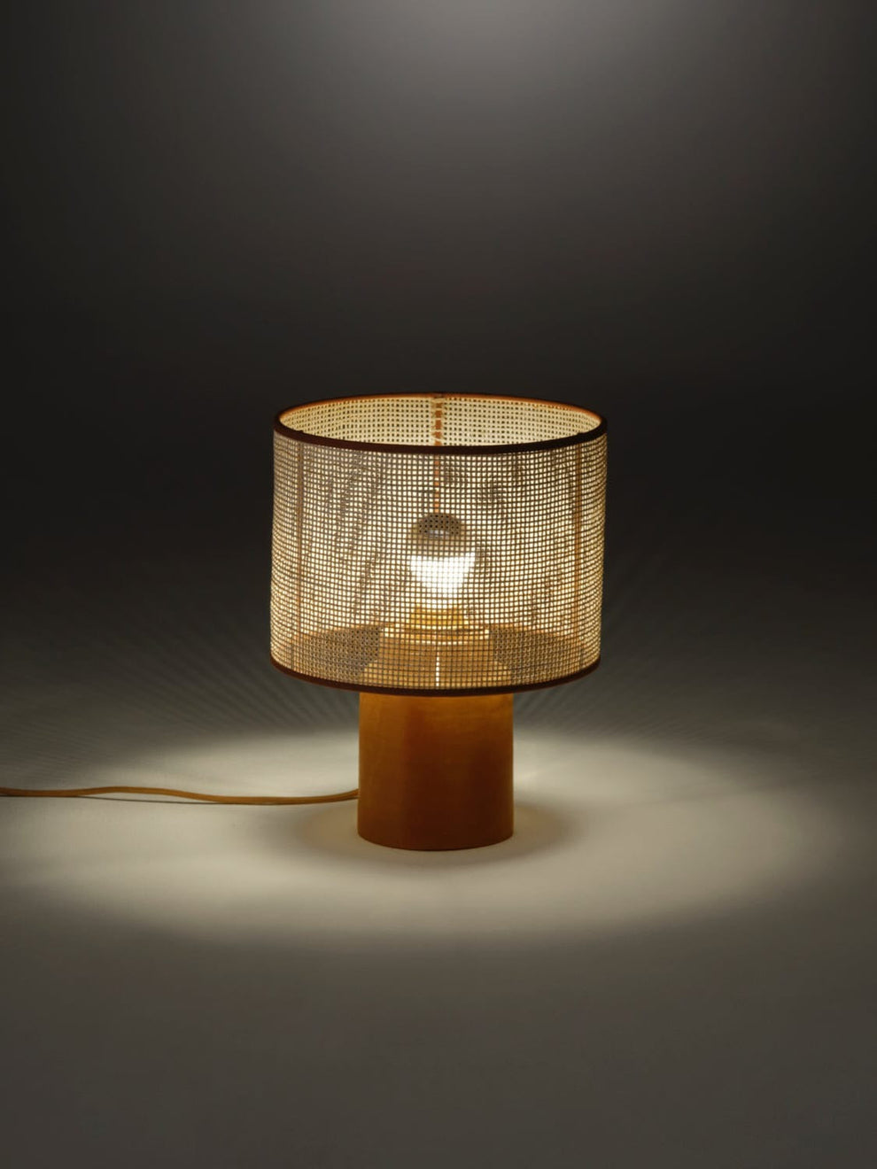 Sonora Rattan Table Lamp by Nassi, Small, Table Lamps – Claude Home